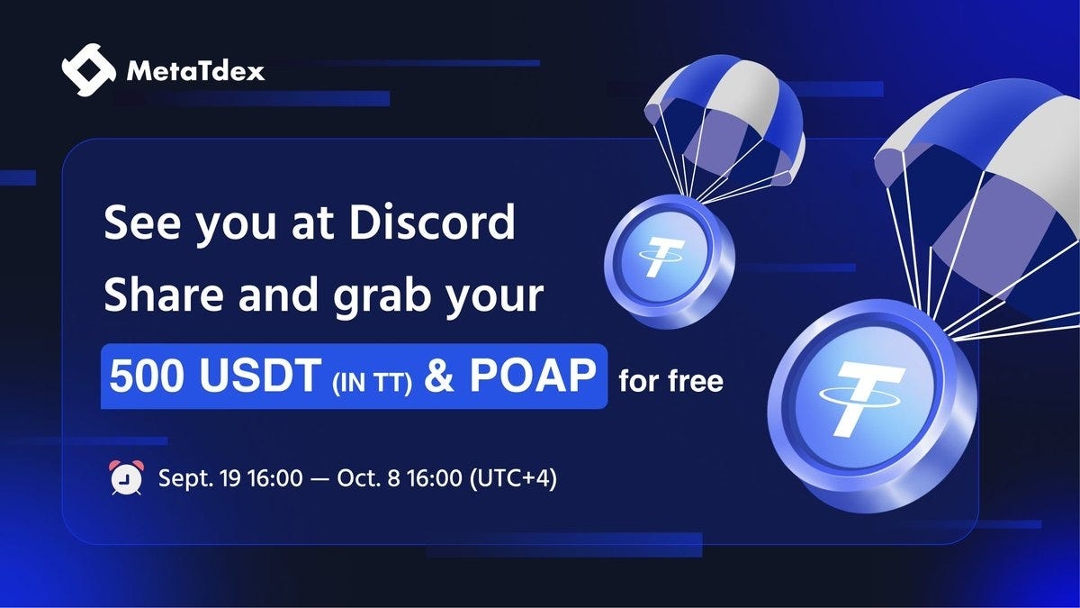 🎉 Welcome to the MetaTdex Discord Giveaway! | by MetaTdex | Sep, 2023 ...
