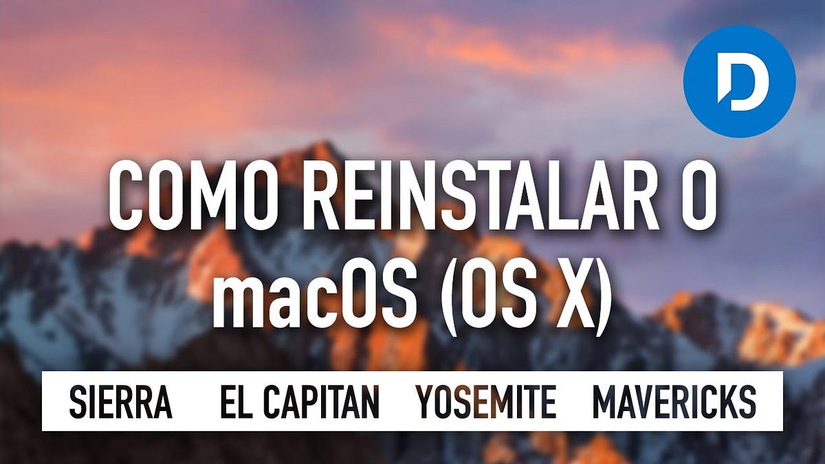 Como reinstalar o macOS (formatar mac / instalação limpa) | by Daniel ...