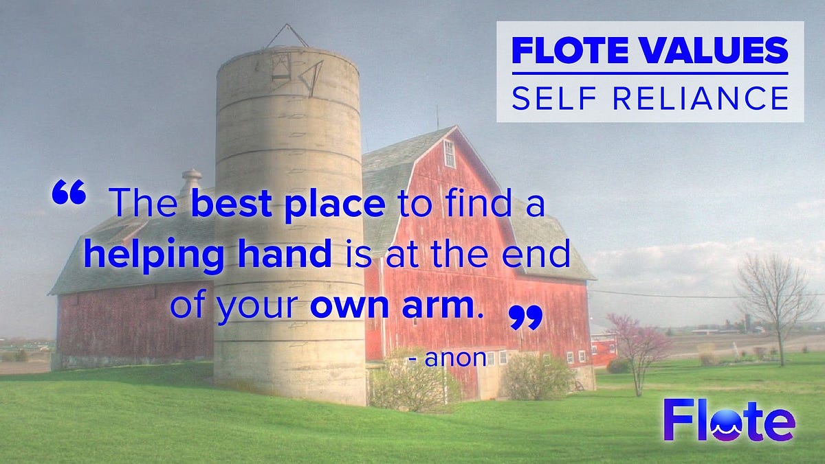 Flote Values • Self Reliance - Flote - Medium