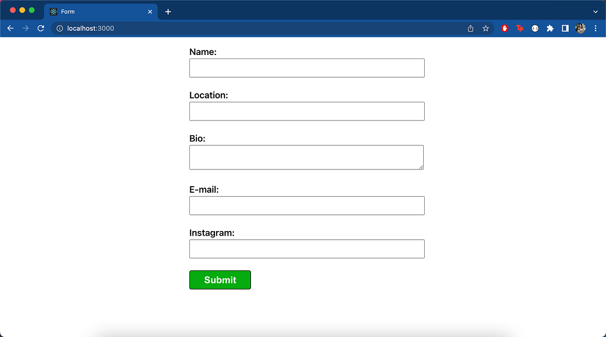 Formatting Forms in React with CSS | by Leah Cardoz | Medium