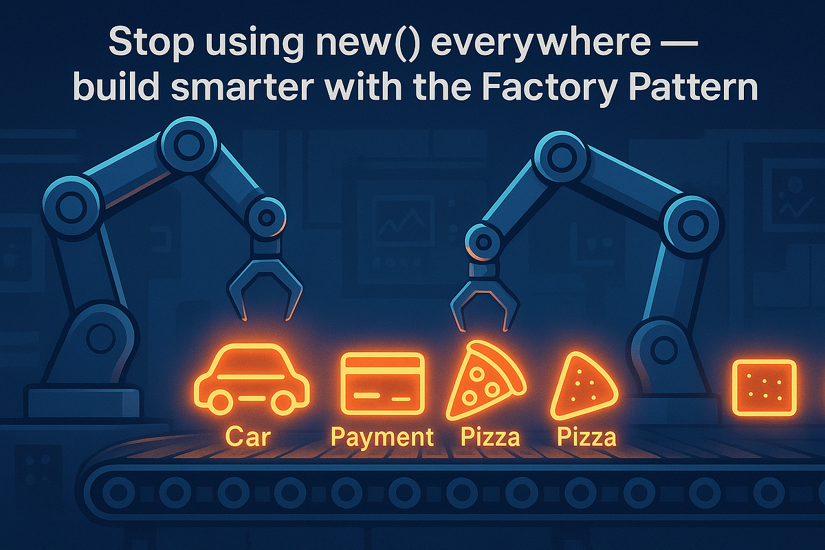 🏭 The Factory Design Pattern — How Smart Developers Build Objects Like a Pro | by Codio.dev | Medium