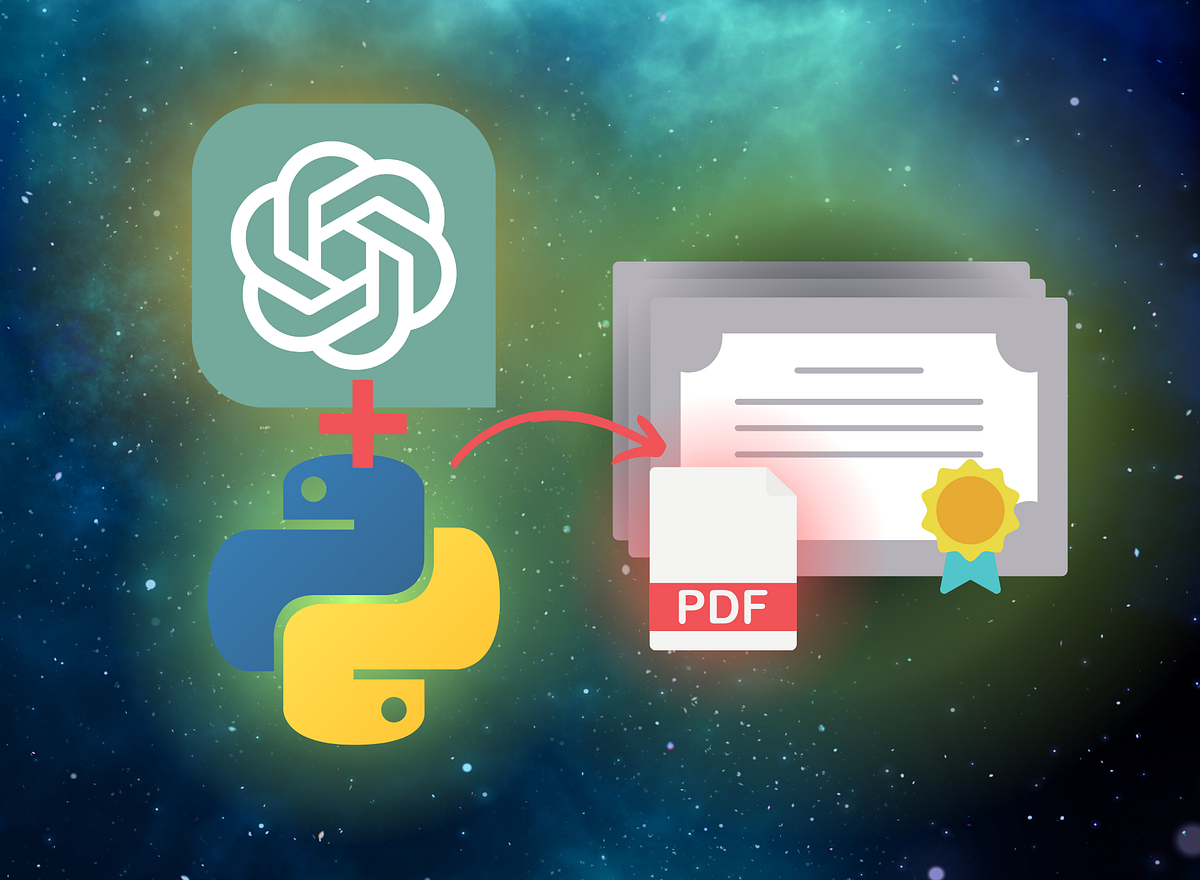 Automate the Creation of Your Certificates Using ChatGPT and Python ...
