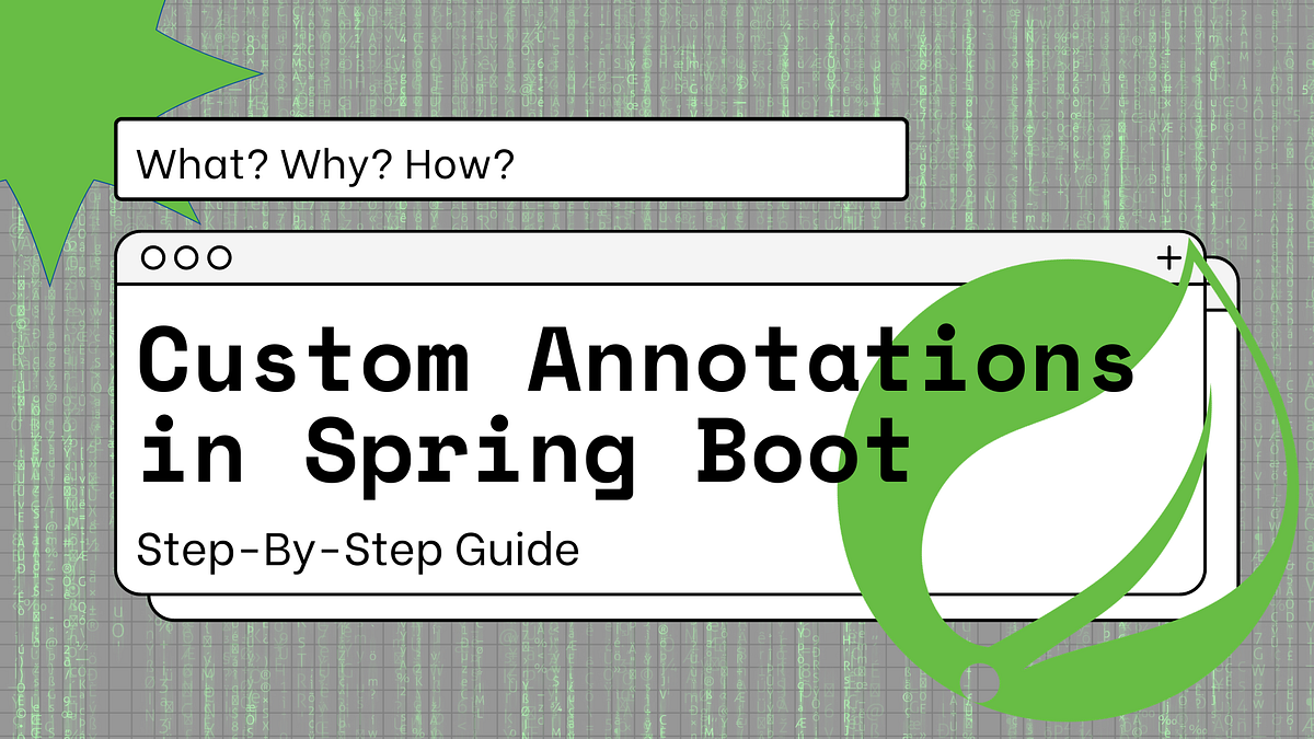 Custom Annotations in Spring Boot: A Step-by-Step Guide | by Konstantin ...