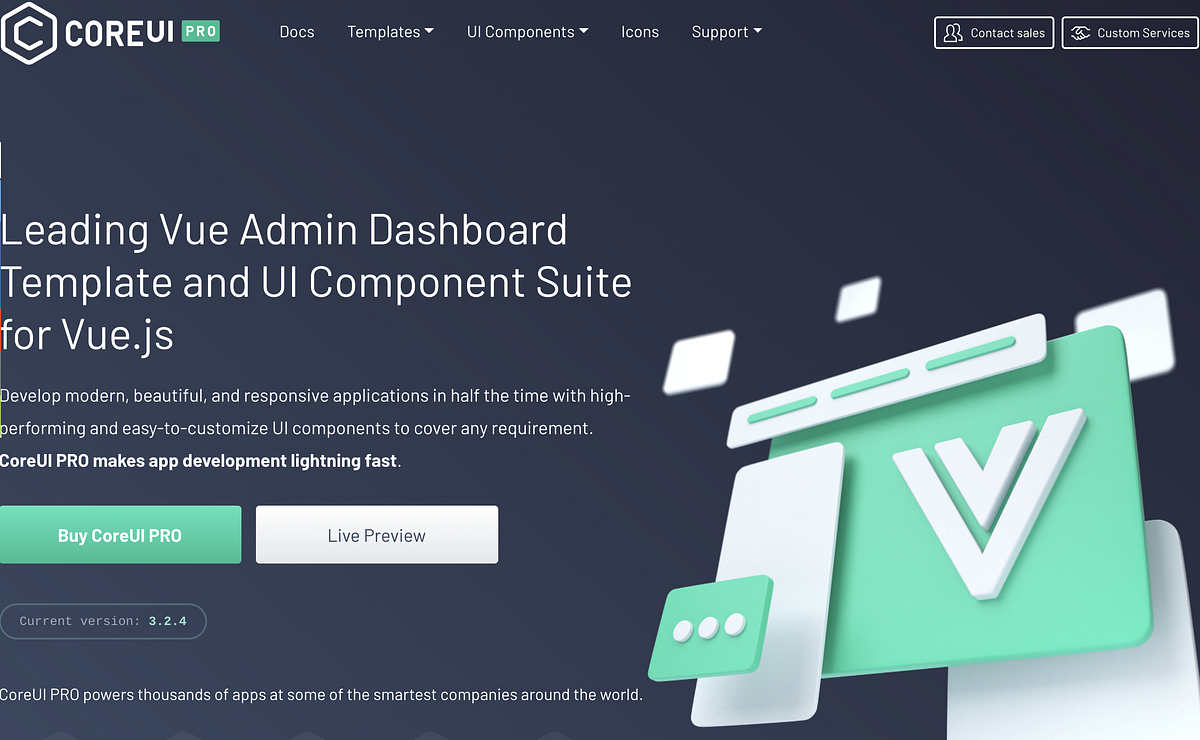 Can’t wait for what the future of Vue holds! | by Tom from CoreUI | CoreUI | Medium