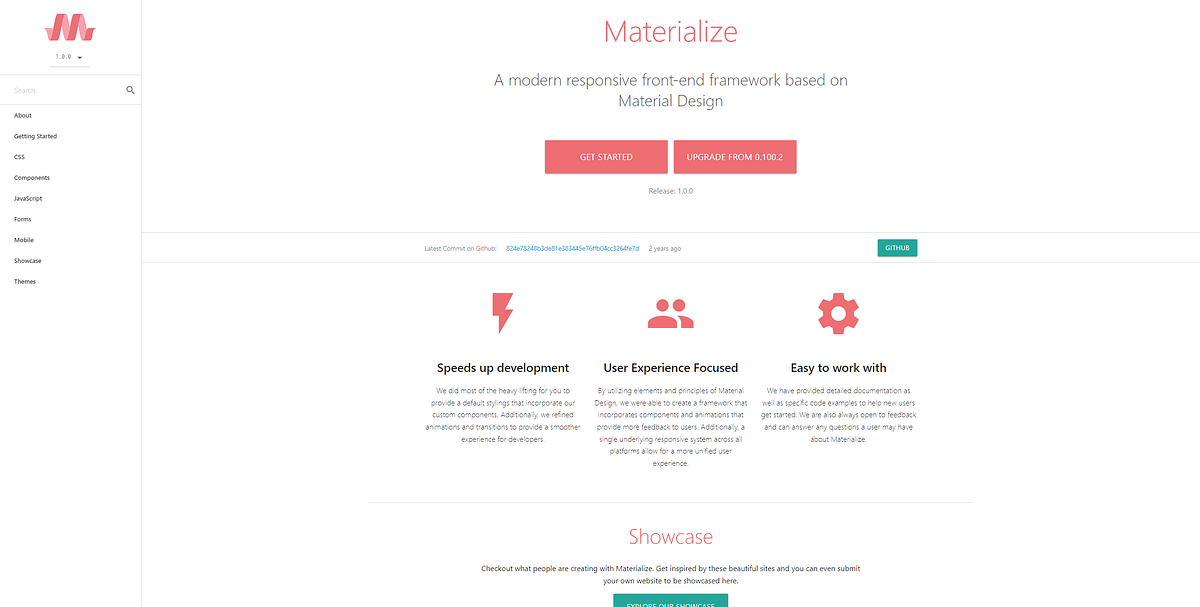 Materialize Your Web Project! … Or Create The Framework OF Web Failure ...