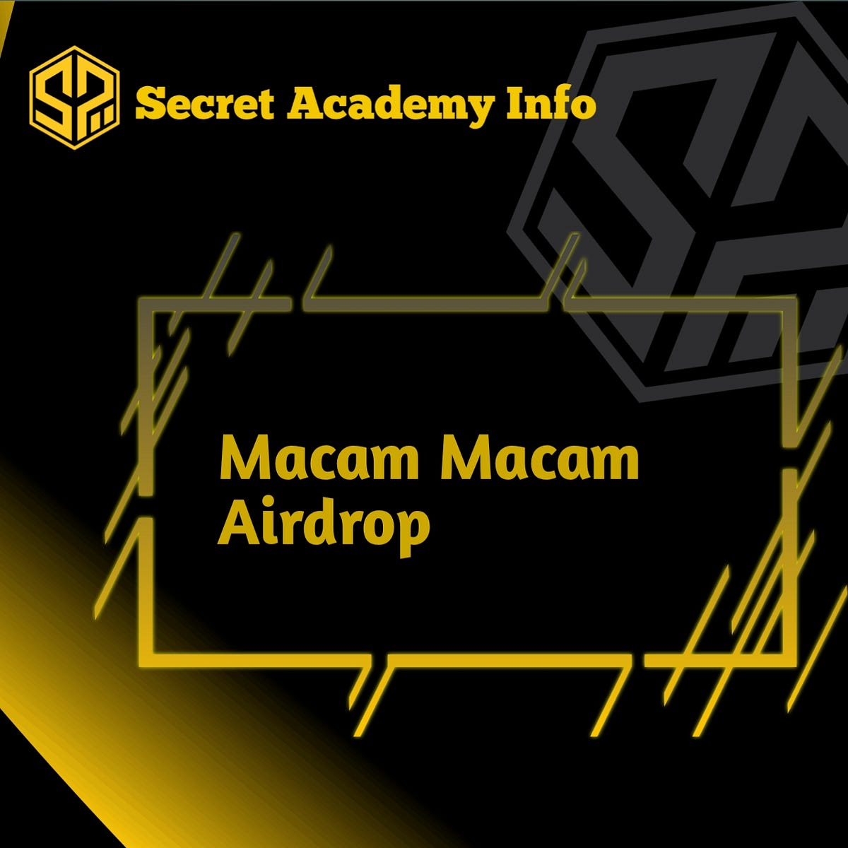 Macam — Macam Airdrops. 🧧 MACAM-MACAM AIRDROP 🧧 | by Secret Academy ...