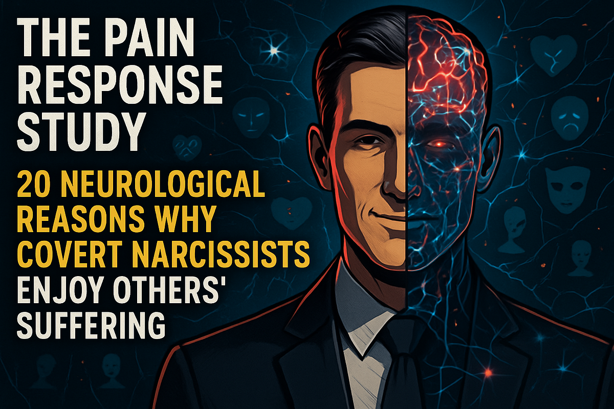The Pain Response Study: 20 Neurological Reasons Why Covert Narcissists ...