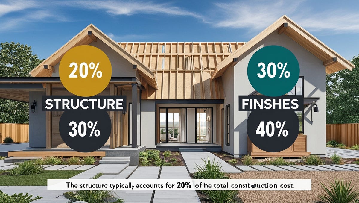 What Is the Percentage Cost of Structure and Finishes in House ...