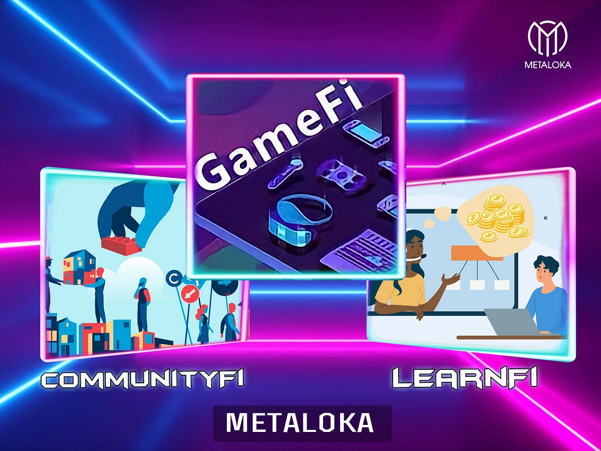 DeFi, GameFi, CommunityFi, LearnFi, Metaloka will bring you all of these values - MetaLoka - Medium