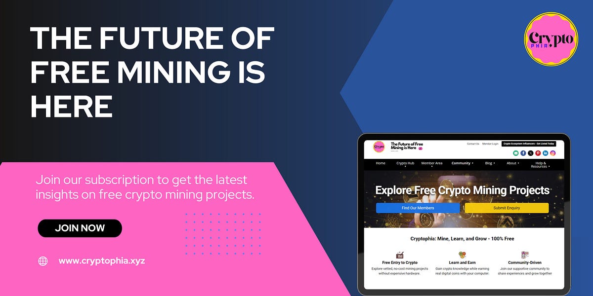 Cryptophia: Amplify Your Crypto Mining Rewards Through Community Power | by Sophia Lopez ...