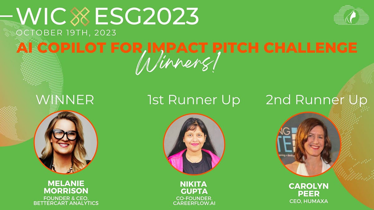 Women in Cloud announces 2023 AI Copilot For Impact Pitch Competition ...