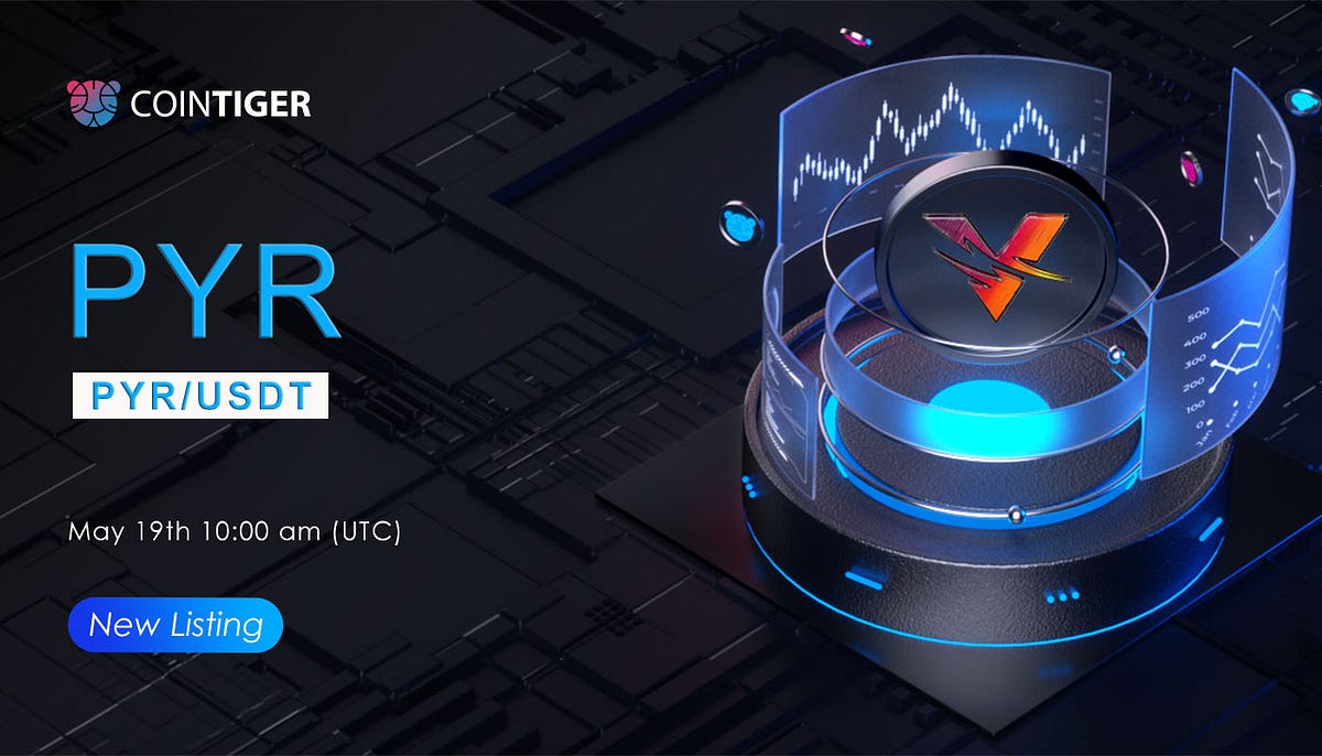 PYR Will be Available on CoinTiger on 19 May. | by CoinTiger ...