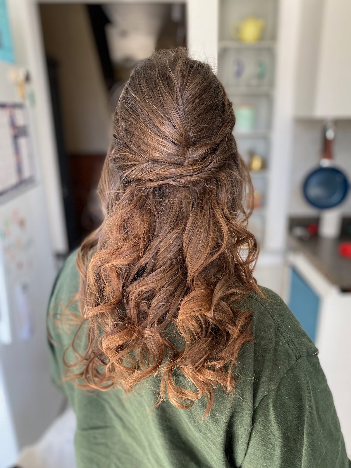 Half-Up Boho Hairstyle with Braids and Twists - Danielle Abramson - Medium