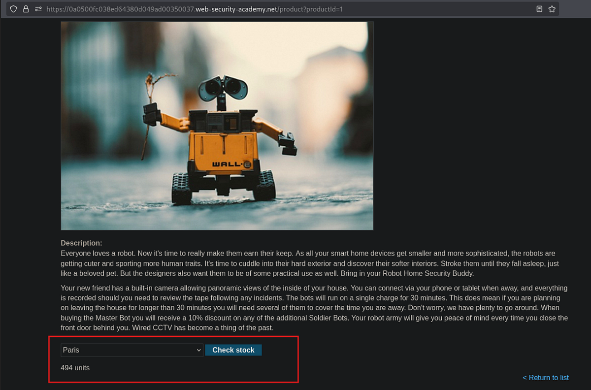 Portswigger Lab Sql Injection With Filter Bypass Via Xml Encoding Writeup Sql Injection By