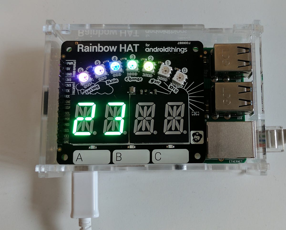 Trying out the Android Things Weatherstation Codelab | by Julius Spencer | HackerNoon.com | Medium