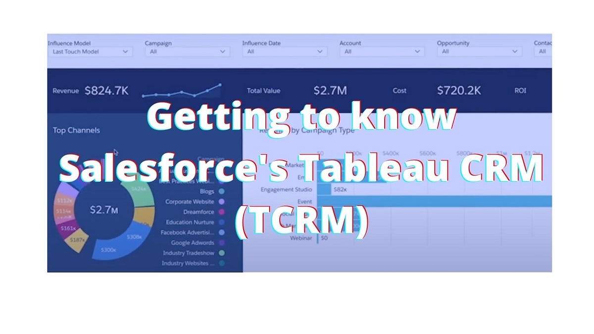 Tableau CRM (TCRM) is a business intelligence platform that is designed ...