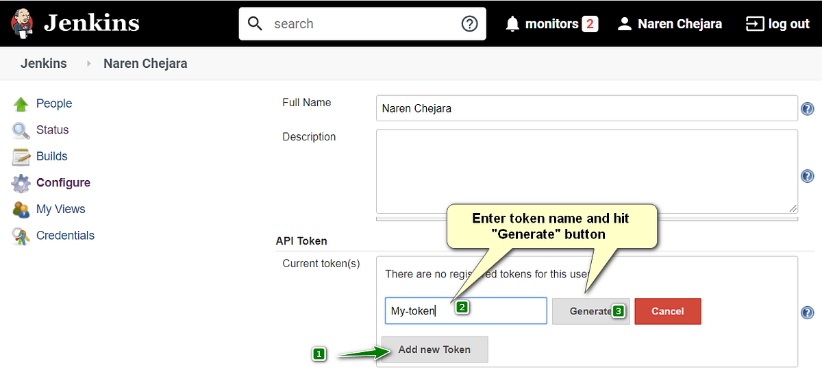 Trigger Jenkins Job Remotely using Jenkins API | by Naren Chejara | Medium