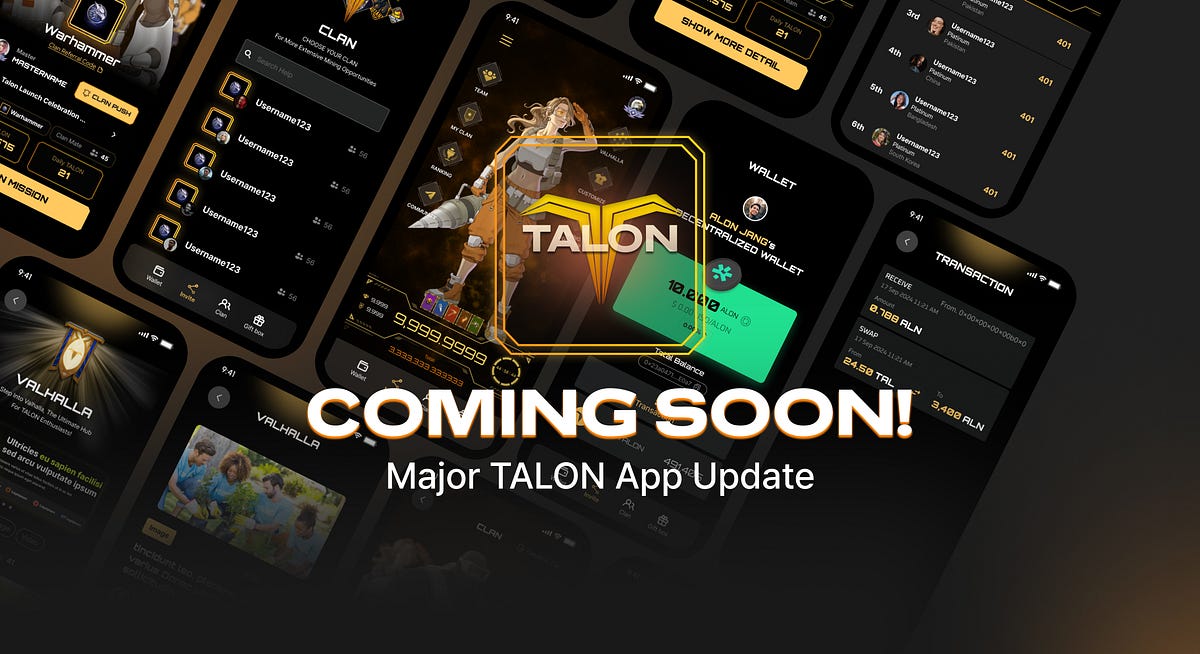 Major TALON App Update Coming Soon! | by TALON | Oct, 2024 | Medium