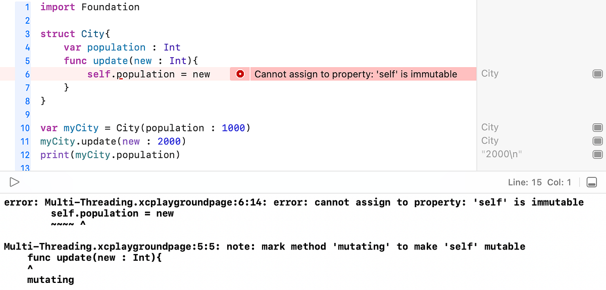 Swift - What is Mutating? - Tausif Ansari - Medium