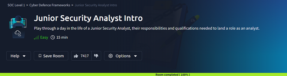 Junior Security Analyst Intro. Play through a day in the life of a ...