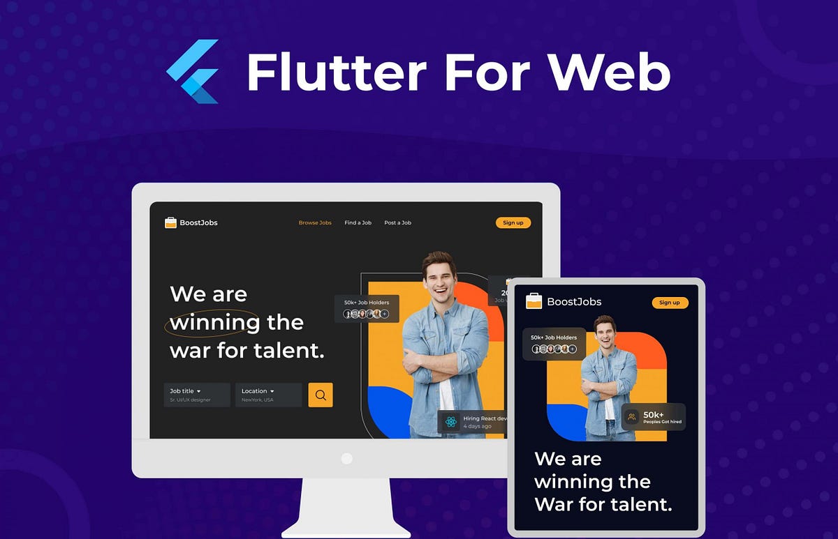 Build Deploy Your First Web Application Using Flutter For Web | by Shree Kumar Pillai | multiqos ...