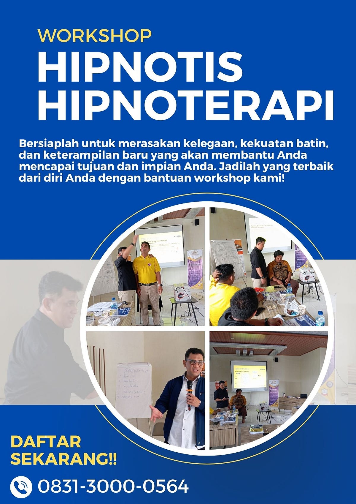PASTI BISA, WA 0831–3000–0564, Kelas, Depok - workshophipnoterapiberlisensi - Medium