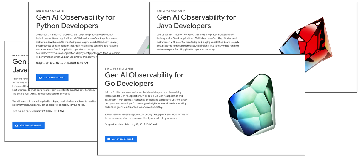GenAI Observability for Developers series | by minherz | Google Cloud ...