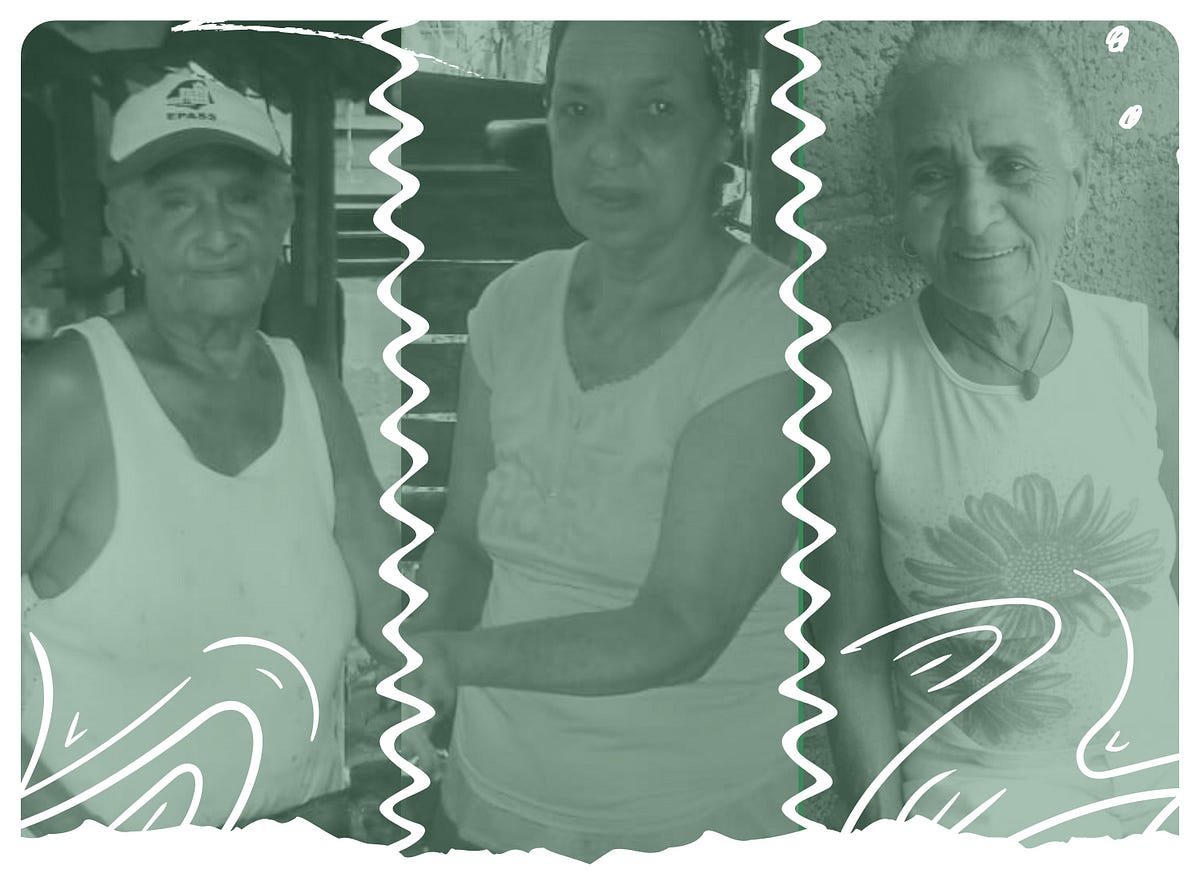 Tres mujeres, tres fogones. Teresa no distingue las siluetas desde ...
