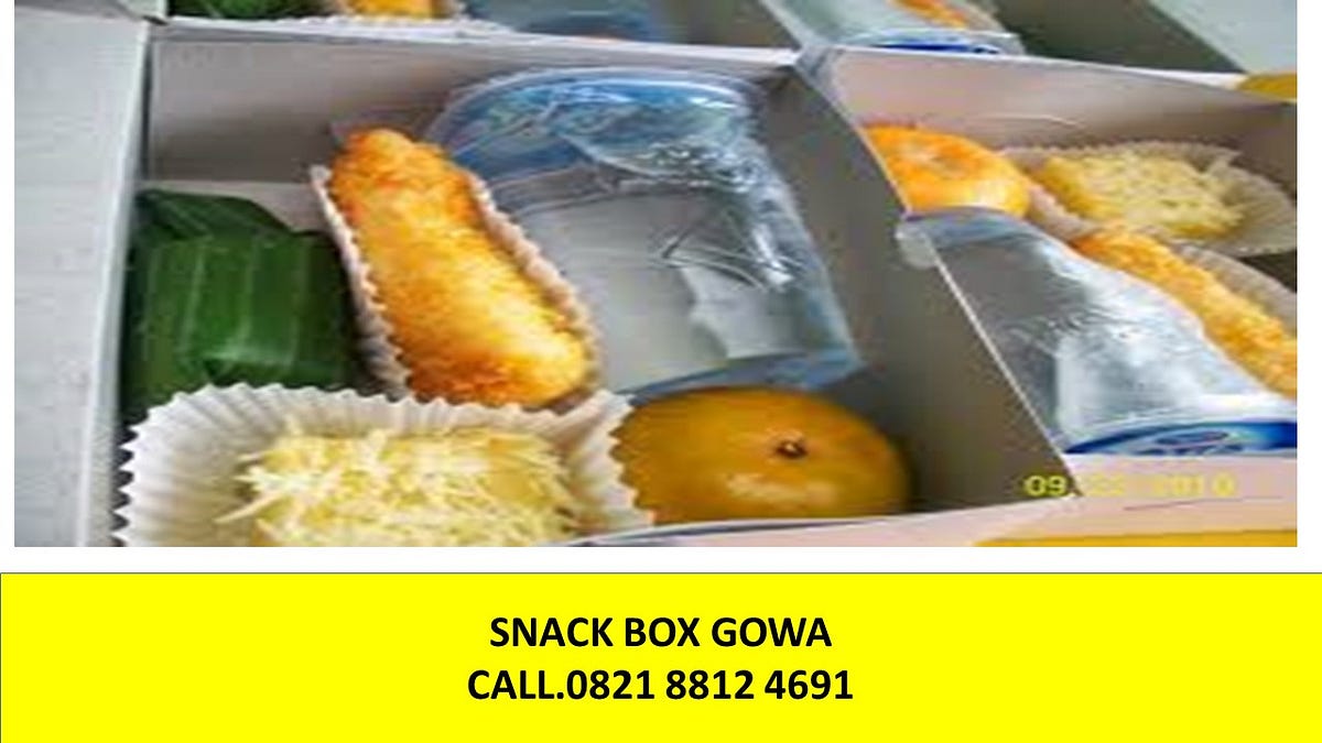 Tlpn 0821 8812 4691, Catering Snack Box Gowa | by SNACK BOX GOWA | Medium