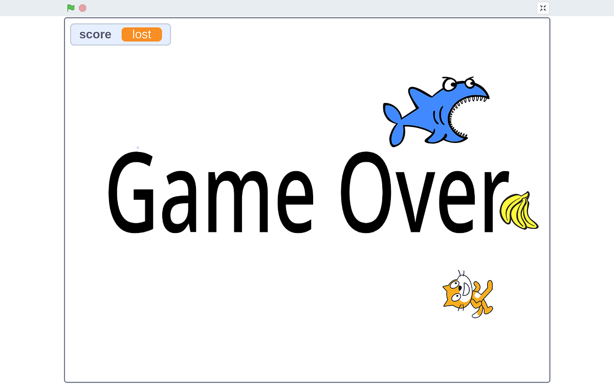Coding Game Over in Scratch - Hamza Errechydy - Medium