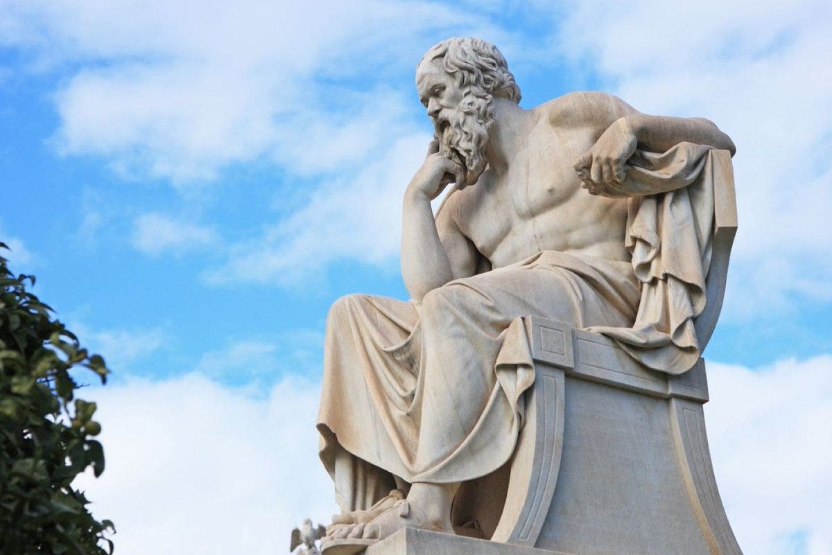 Why read philosophy at all?. Statue of Socrates, the philosopher… | by ...