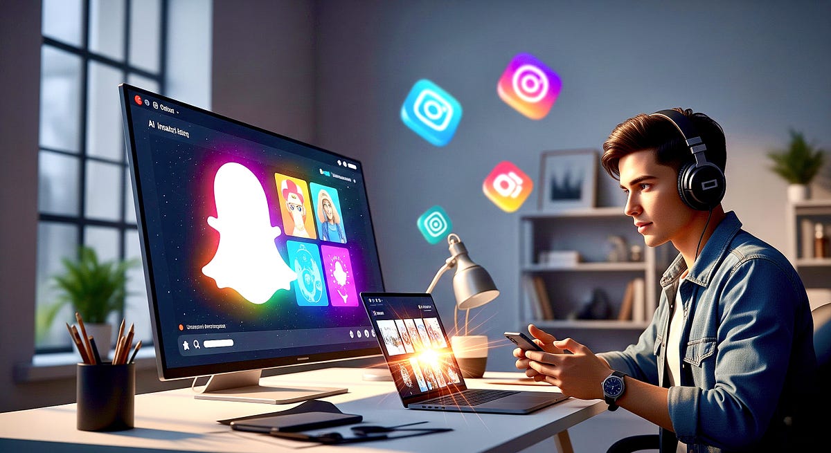 Snapchat recently added a new Eye Lens model to the platform that ...