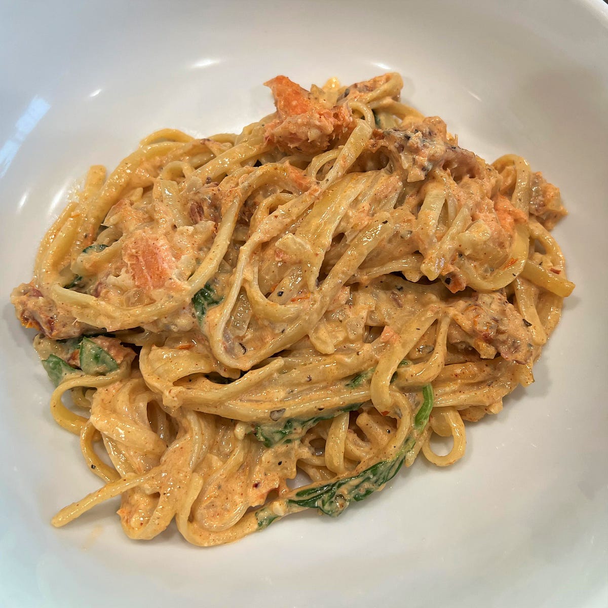 Recipe: Smoked Salmon Pasta. A simple recipe for a weeknight meal of ...