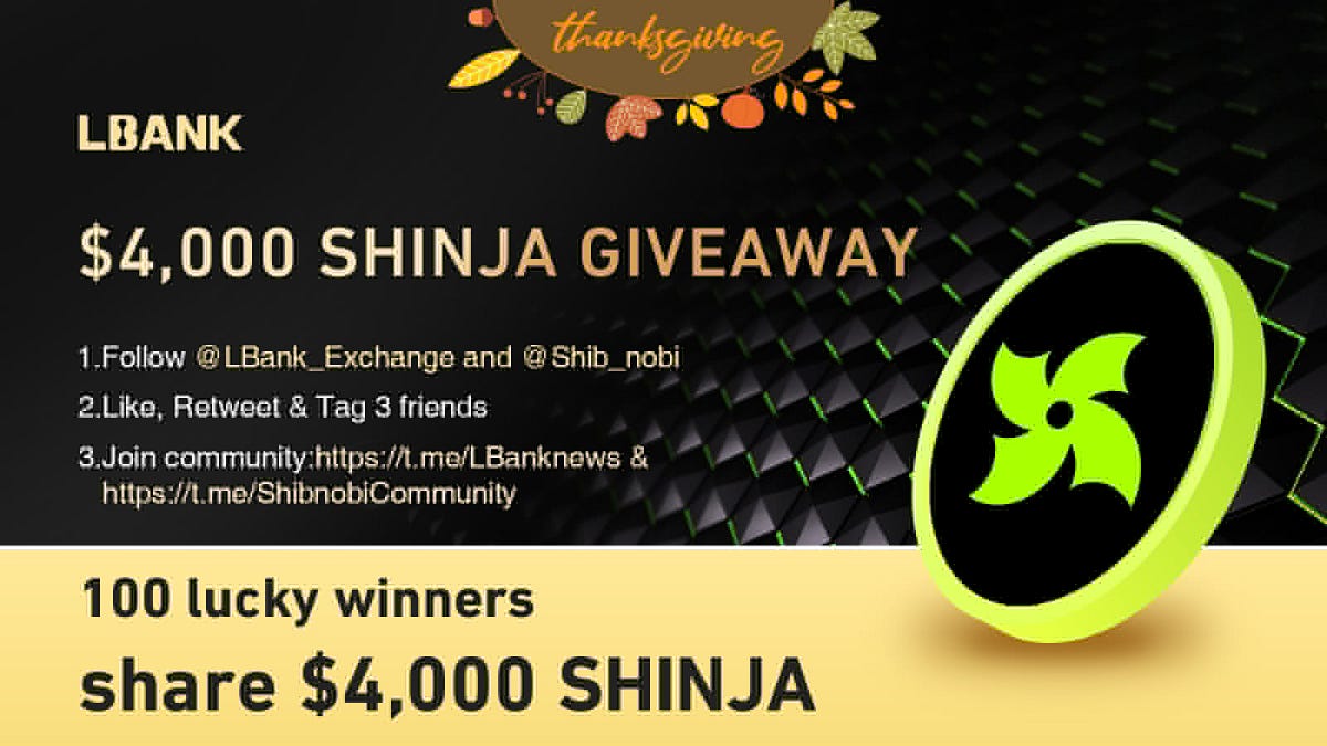 LBank x SHINJA Twitter Airdrop - AirdropResearch.com - Medium
