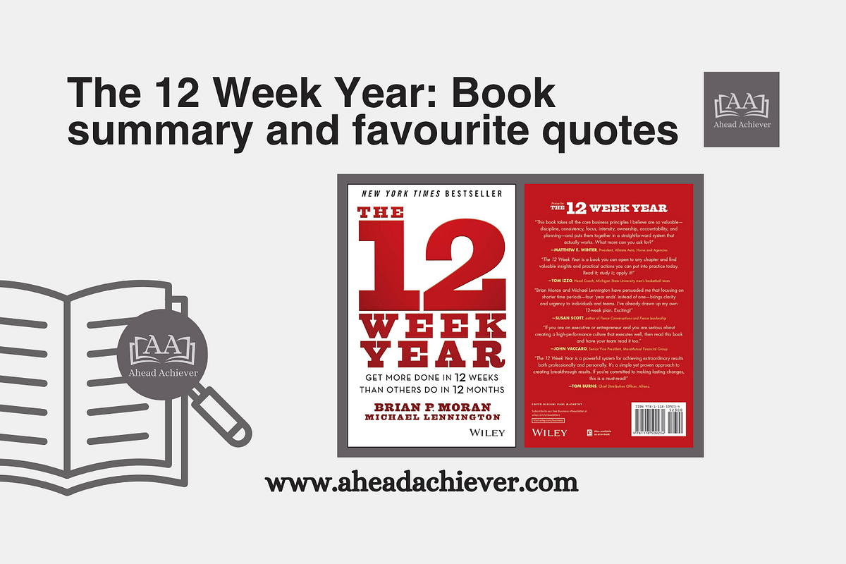 The 12 Week Year: Book summary and favourite quotes | by Ahead Achiever ...