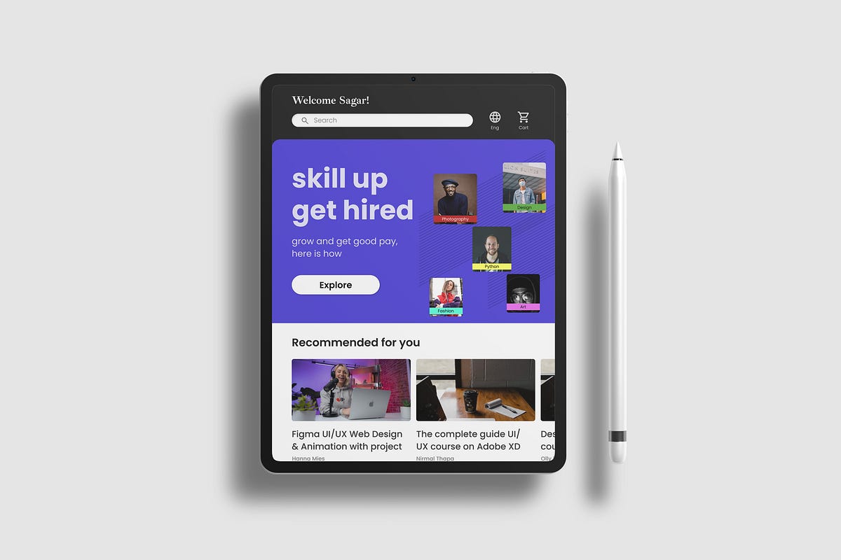 How I redesigned Udemy for Blue-collar workforce. | by Sagar Ammanagi ...