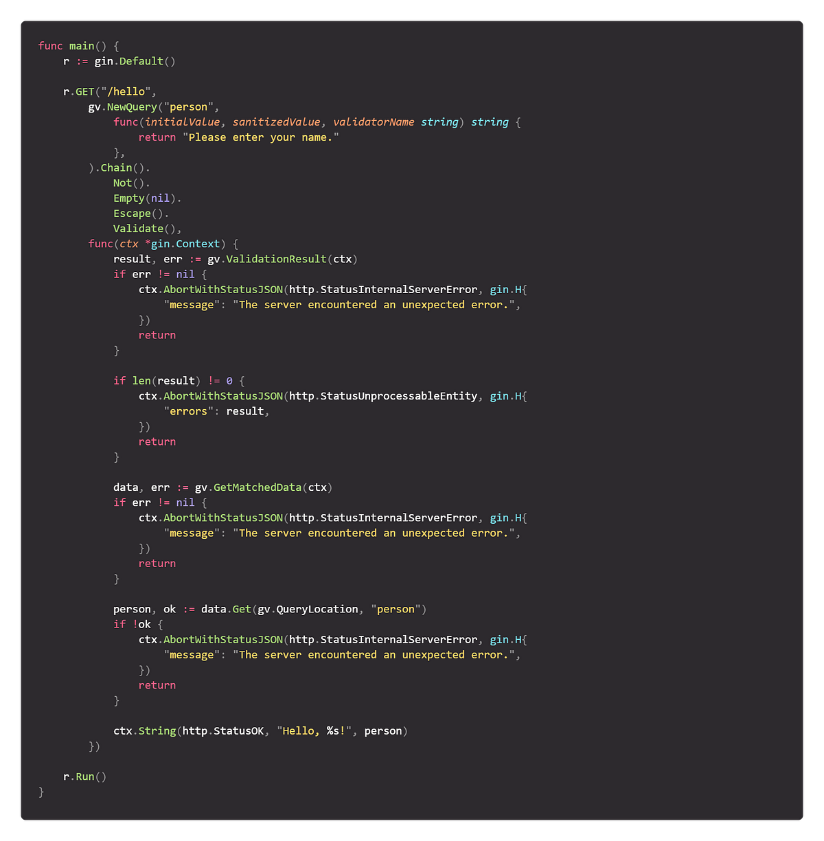 Simplify Gin Input Validation in Go with ginvalidator | by Attahgbube | Medium