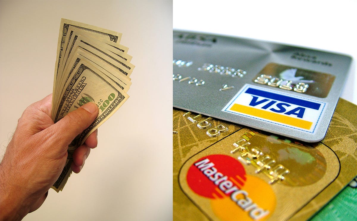 CASH vs DEBIT vs CREDIT CARDS. Cash, Debit, and Credit Cards are all ...
