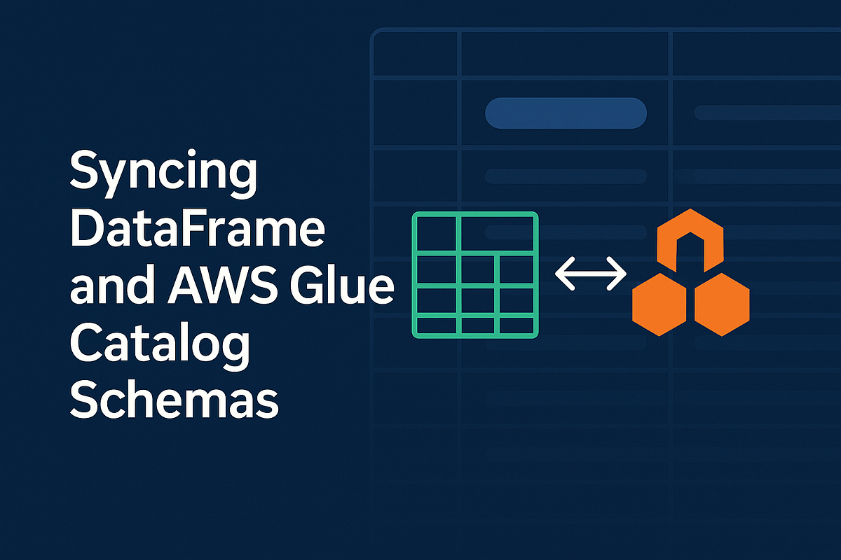 Automatically Align Your Spark Dataframe With Aws Glue Schema By