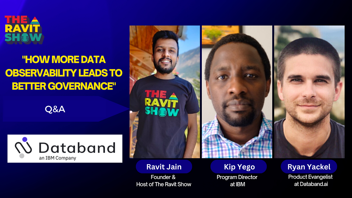 The Ravit Show Q&A: How More Data Observability Leads To Better ...