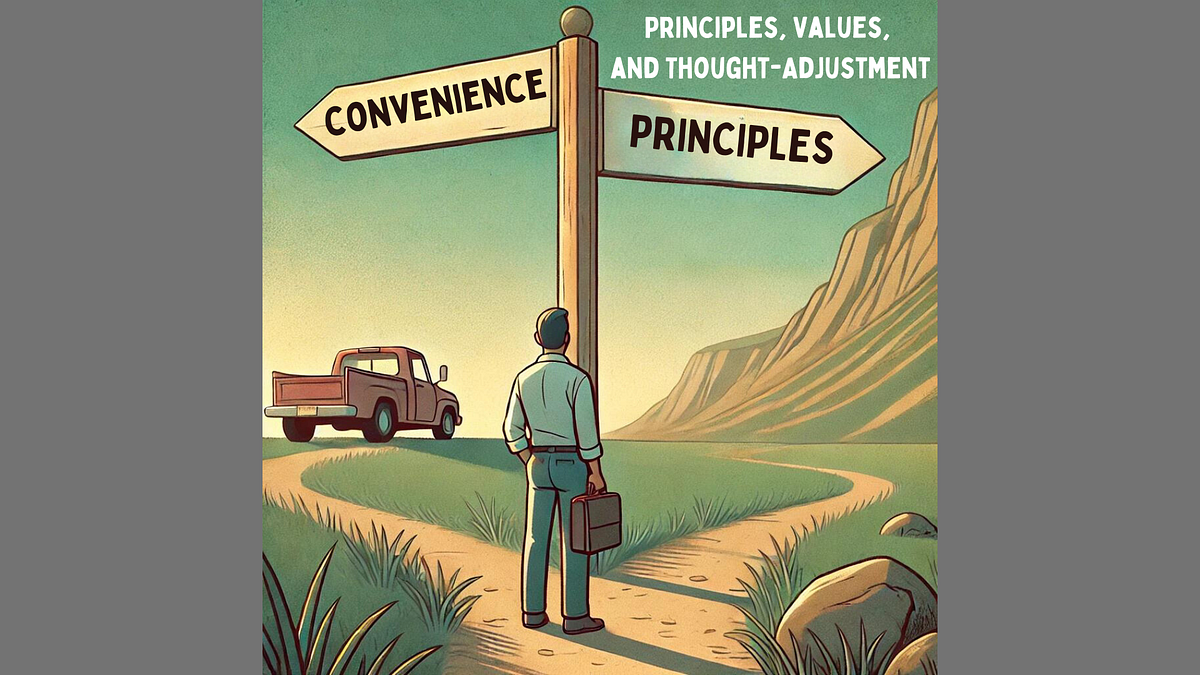 Principles, Values, and Thought-Adjustment | by John Crabtree | Medium
