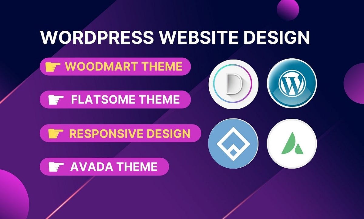 I will design wordpress website by Elementor pro, Divi, Flatsome, and Avada theme - Md Ibrahim ...
