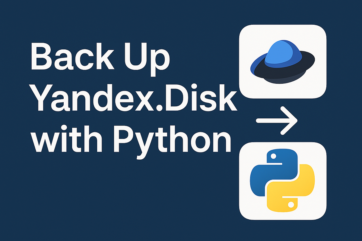 How I Backed Up My Entire Yandex.Disk Archive with Python Before Canceling My Subscription | by ...