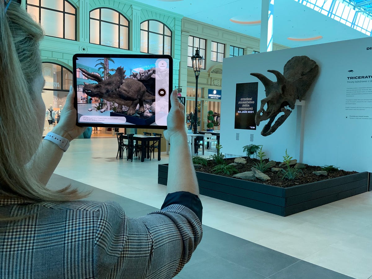 The story of an AR dinosaur that popped out at POP | by Kateřina ...