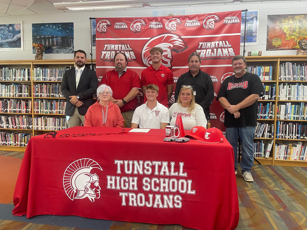 Tunstall’s Richardson inks letter of intent to play baseball at Radford ...