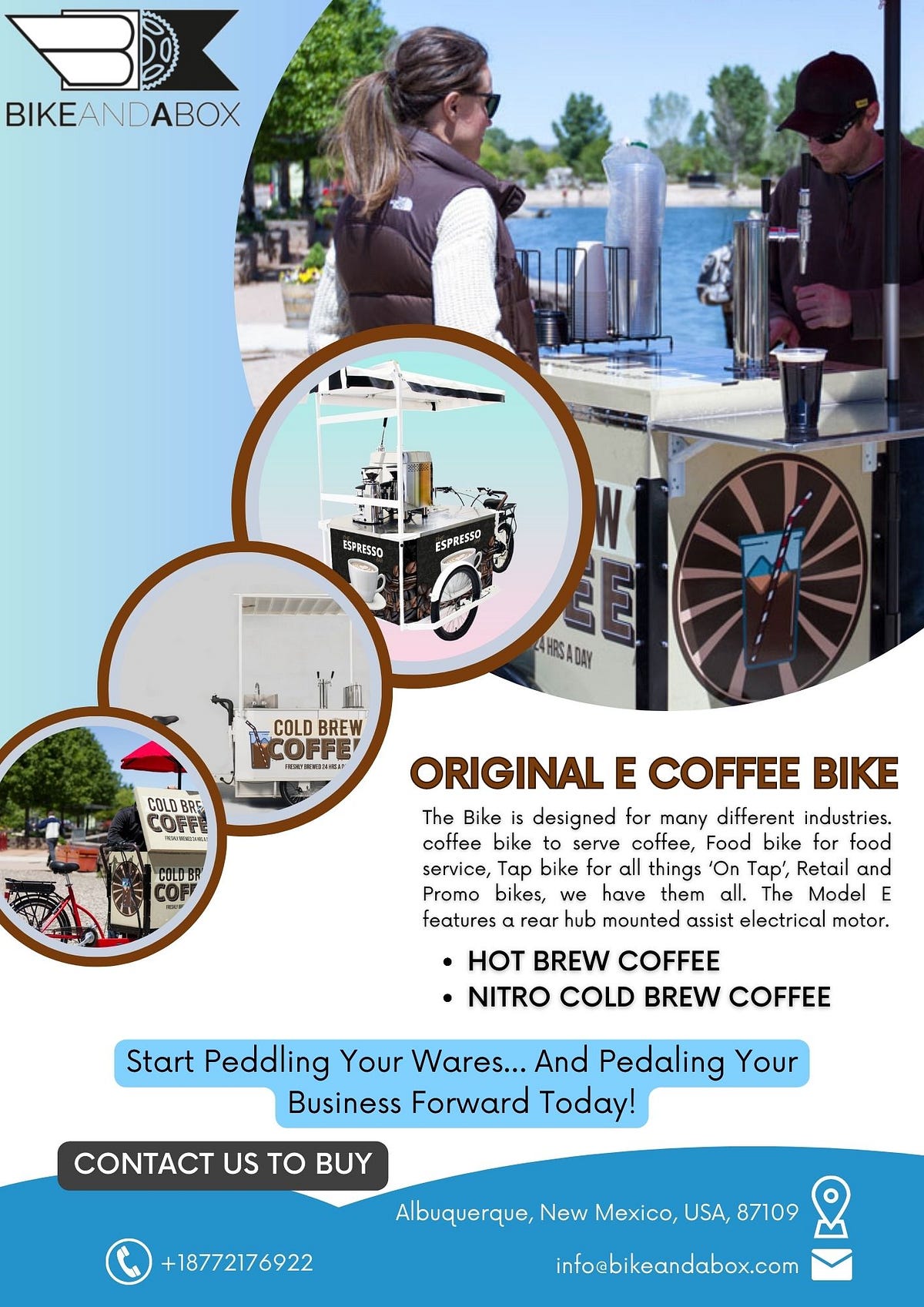Buy the Original E Coffee Bike - Bikeandabox - Medium