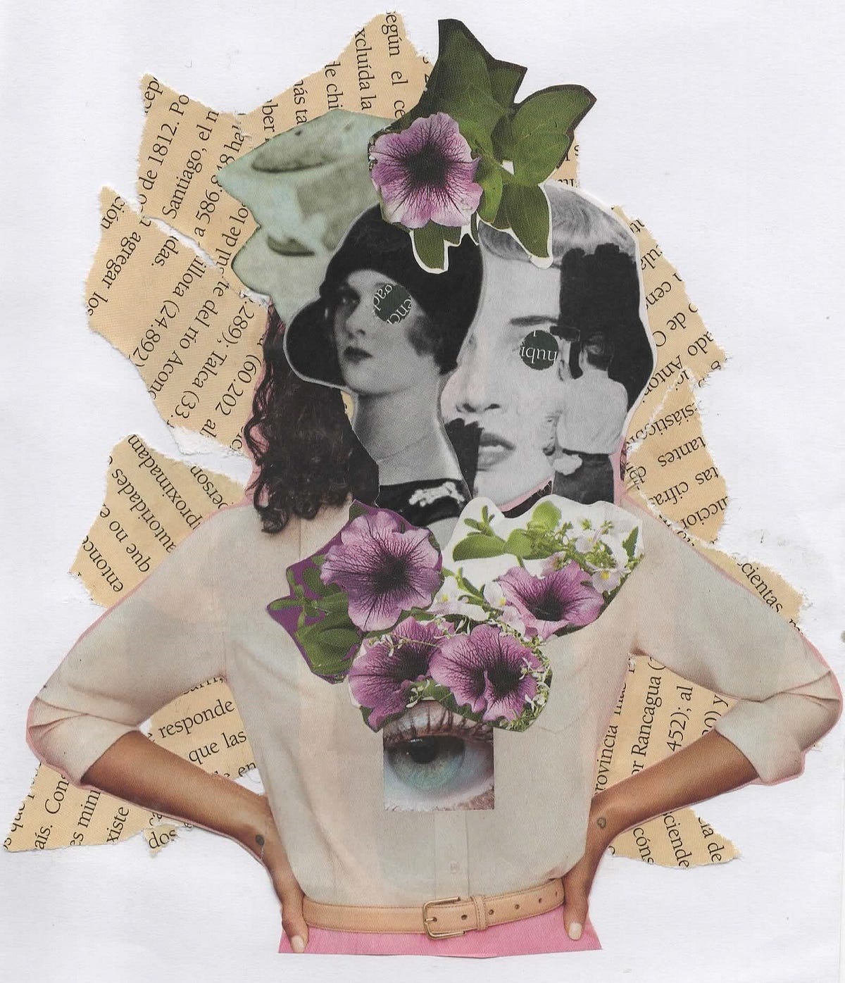 Creando collages: una historia. Una historia acotada de cómo comencé ...