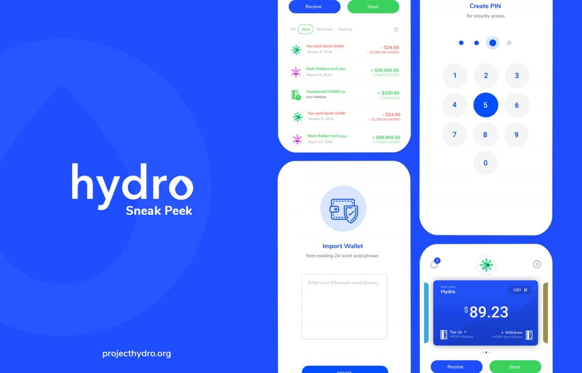 Hydro App Ön Tanıtım Duyurusu. Blok Zinciri ve kripto para alanında ...