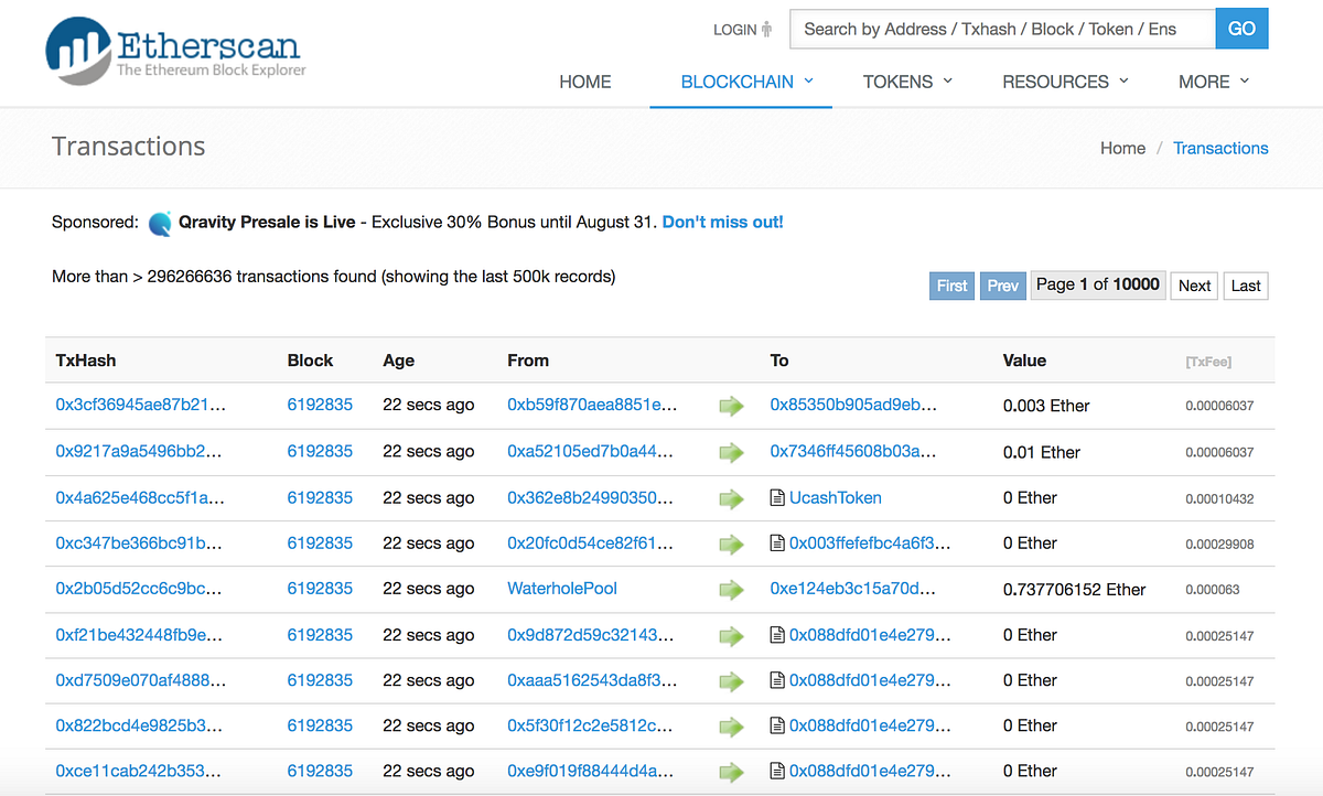 Create Your Own Ethereum Blockchain Explorer From Scratch | by Niharika Singh | HackerNoon.com ...