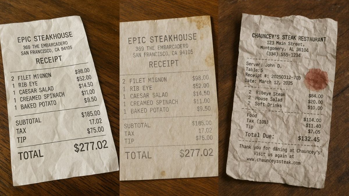 The Perfect Crime? How AI Now Creates Flawless Fake Receipts | by AI ...
